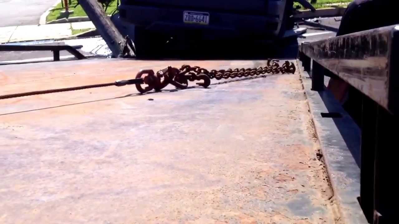 Pick up hit a pole part 2 - YouTube