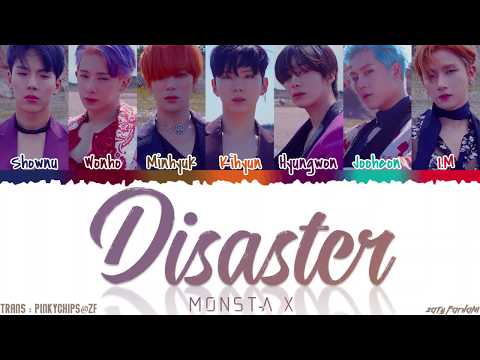 MONSTA X (몬스타엑스) - 'DISASTER' Lyrics [Color Coded_Han_Rom_Eng]