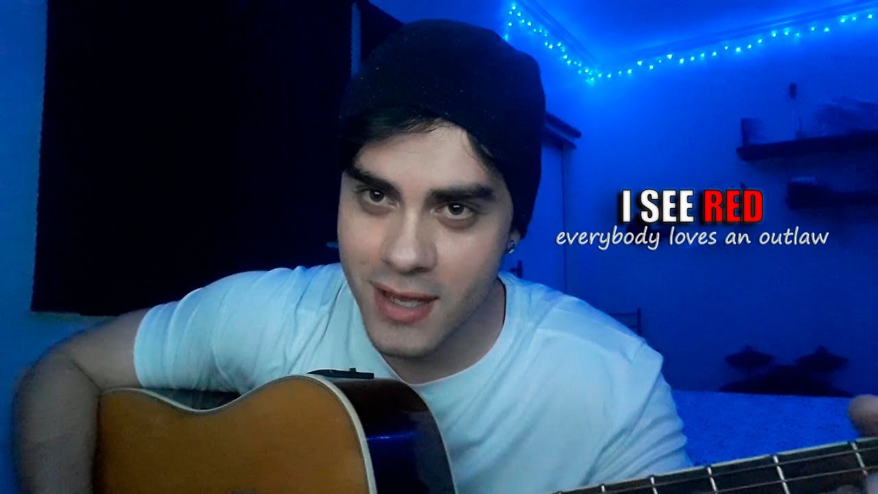 I SEE RED - Everybody Loves an Outlaw (acoustic cover) - YouTube