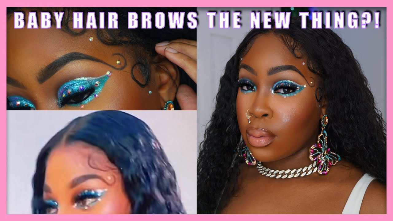 New Trend ?! Baby Hair Brows Inspired By Joseline Hernandez - YouTube