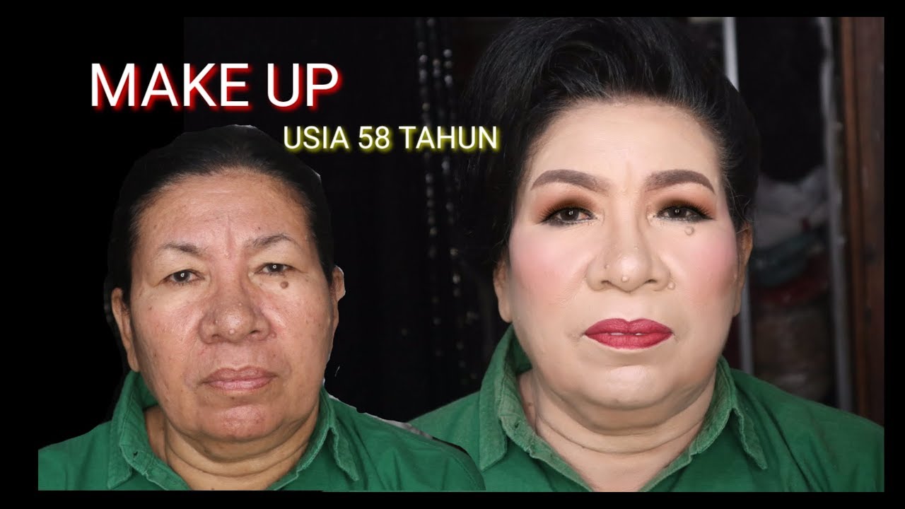 MAKE UP UNTUK ORANG TUA PENGANTIN - YouTube