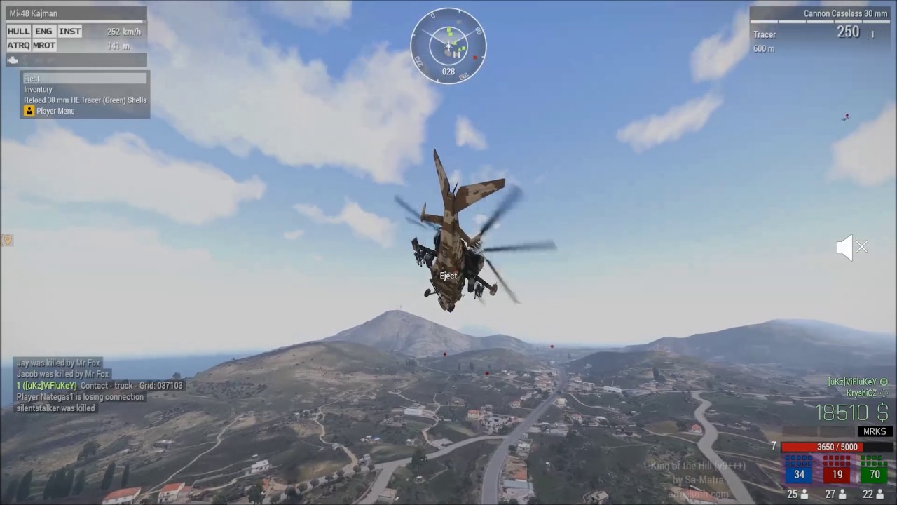 Arma 3 Gunship Action - YouTube