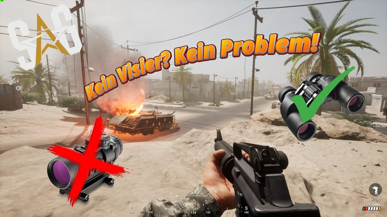 Kein Visier? Kein Problem! Mit dem Fernglas durch Fallujah! | SQUAD ...