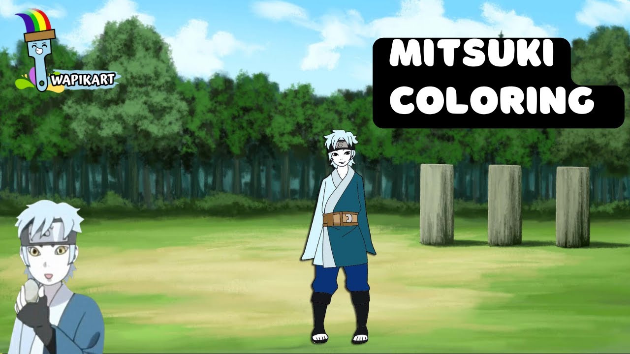 mitsuki coloring - YouTube