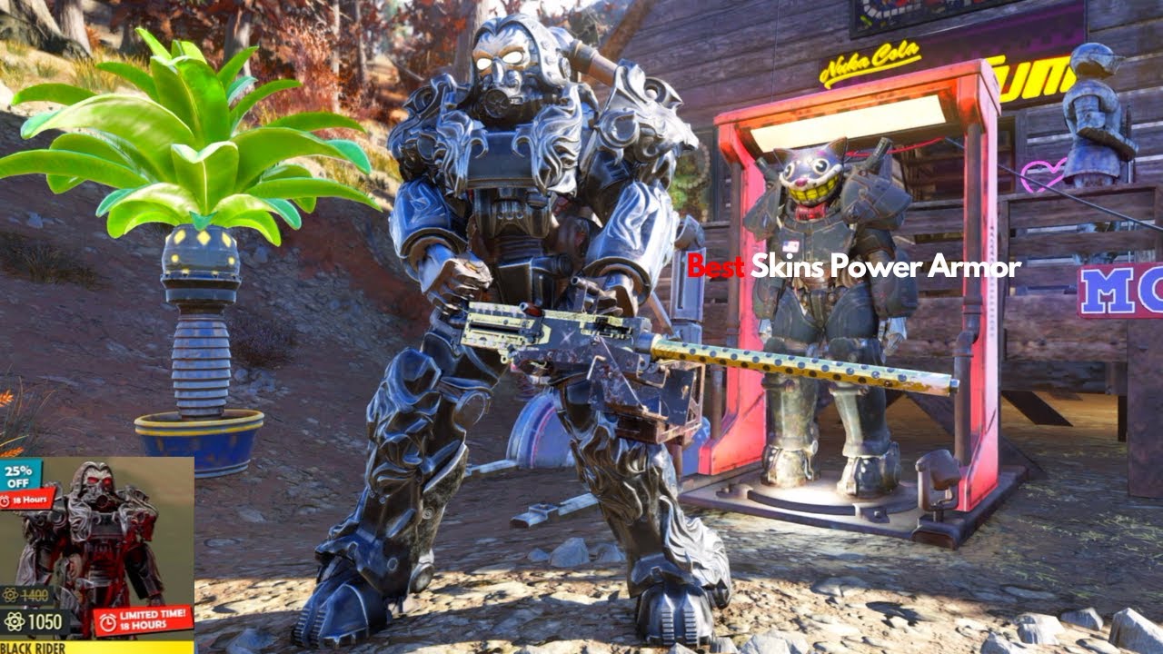 Black Rider Skin Fallout 76 Best Paints Power Armor - YouTube