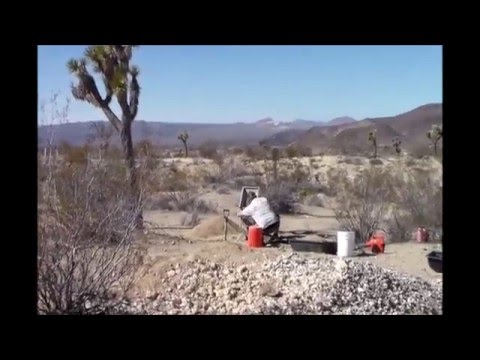 CA Desert Gold Prospecting 2/9/16 - YouTube