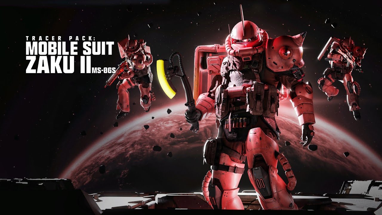 TRACER PACK: MOBILE SUIT ZAKU II MS 06S - SEASON 4 - MW3 - YouTube