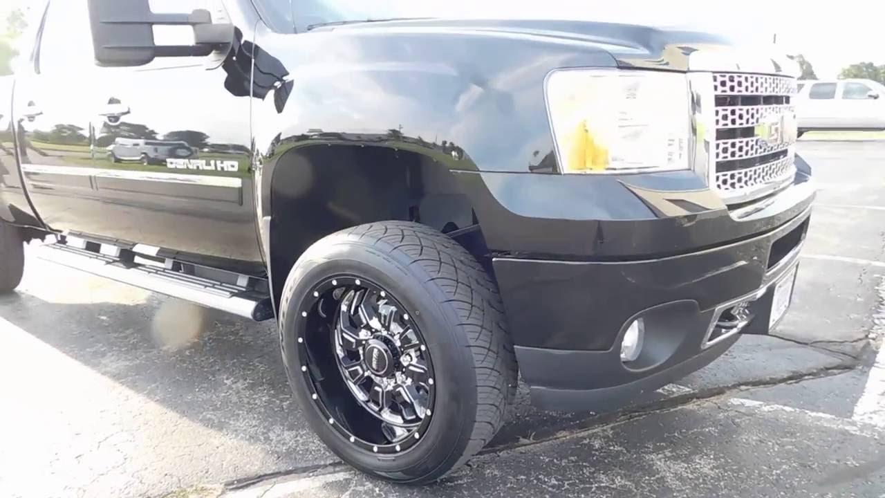 2014 GMC Sierra 2500 w/ SOTA SCAR 20x10 Death Metal Wheels & Nitto 275/ ...