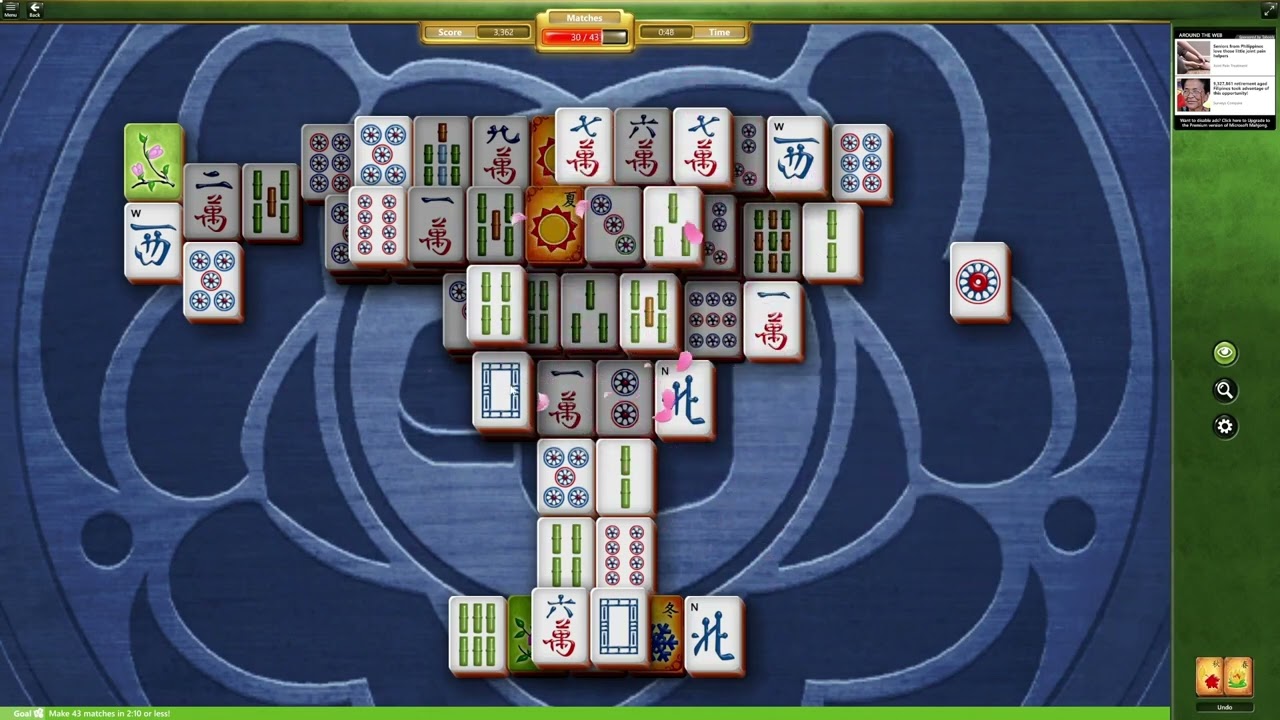 Microsoft Mahjong Daily Challenge October 7th 2022 | Match Attack ...