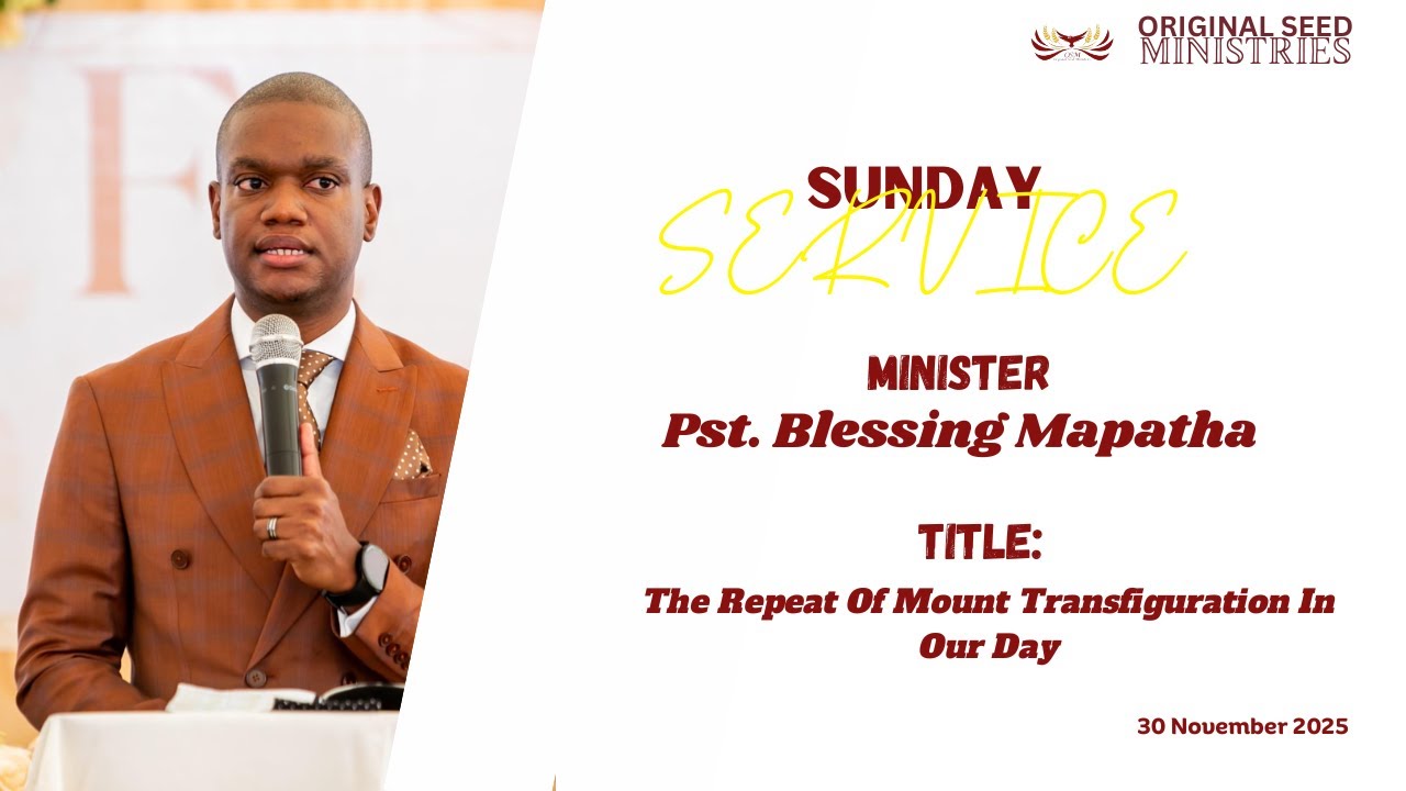 2025-1130PM - The Repeat Of Mount Transfiguration In Our Day - Pastor ...