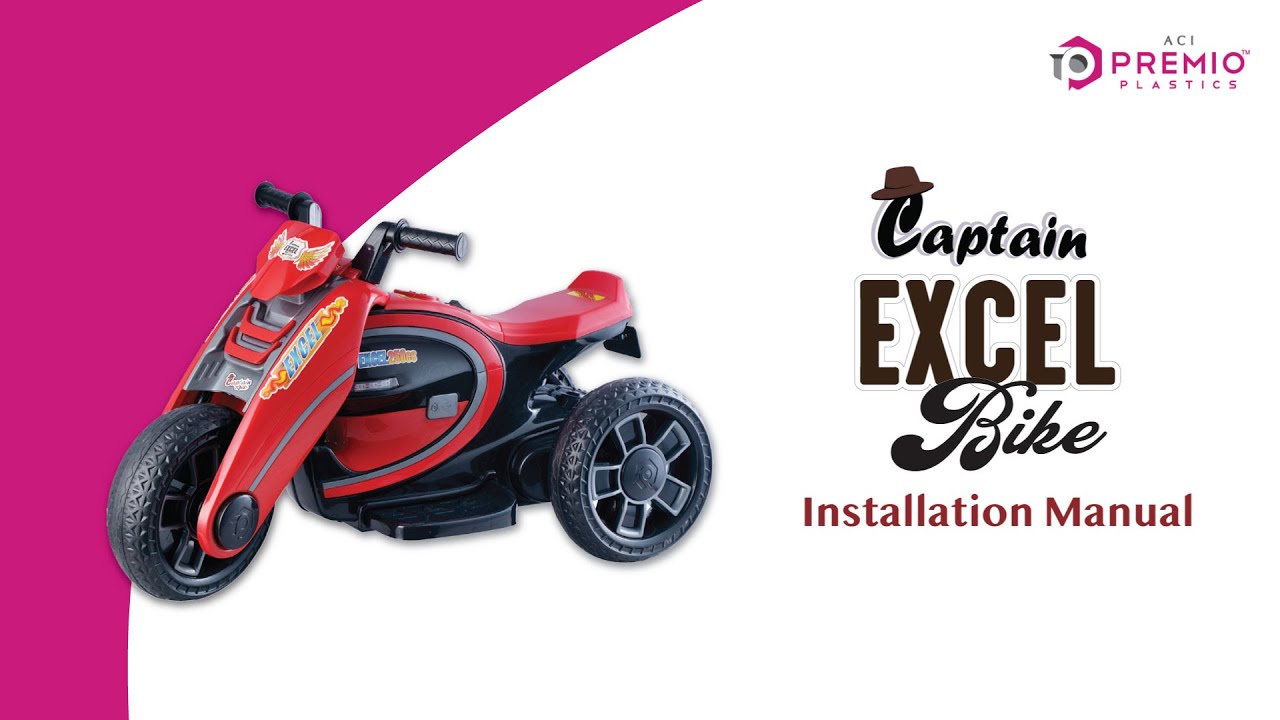 ACI Premio Captain Excel Bike | Installation Manual | ACI Premio - YouTube