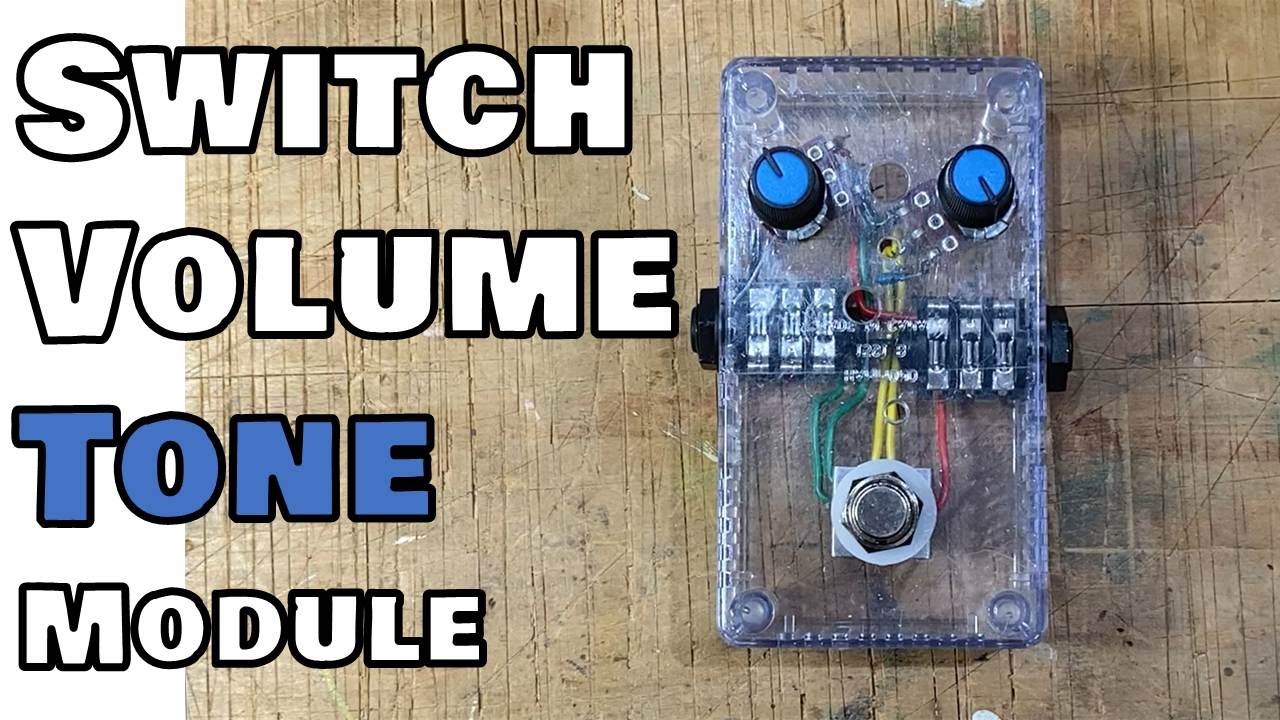 DIY Fender Princeton-Style Volume & Tone Control with Bypass Switch ...