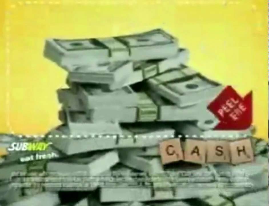 Subway SCRABBLE Commercial (2008) - YouTube