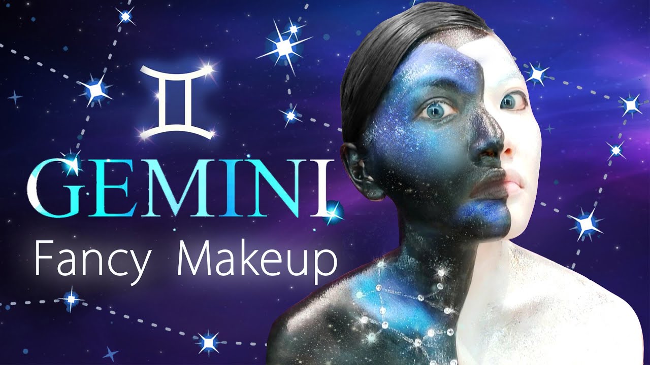 Zodiac sign make up [Gemini] ♊ | Creative Make Up | IceYee # ...
