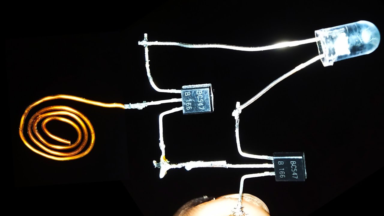 How to make Highly Sensitive Touch Switch Circuit || Using Two bc547 ...