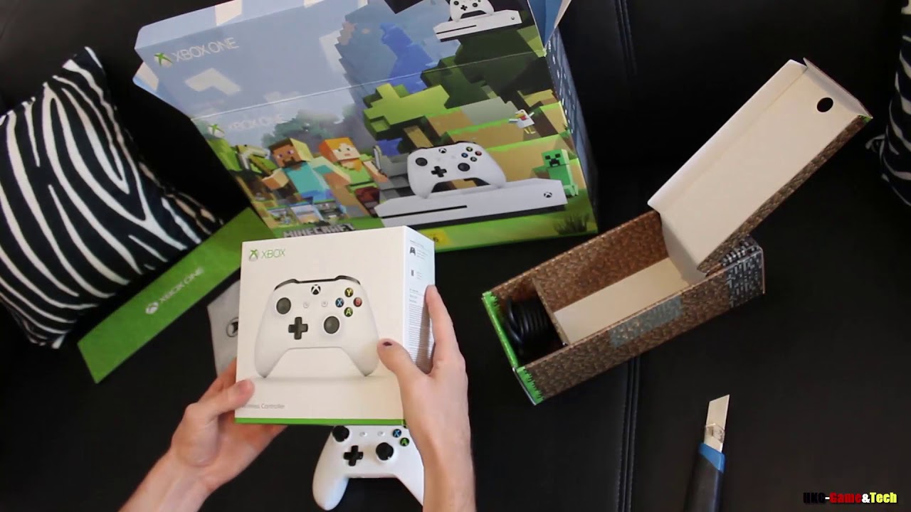 Unboxing | XBOX ONE S MINECRAFT Edition - YouTube