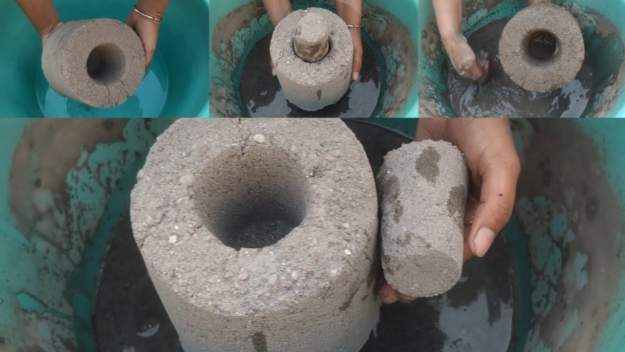 Asmr - mix texture huge hole shape crumble+ dipping in water 💦 ...