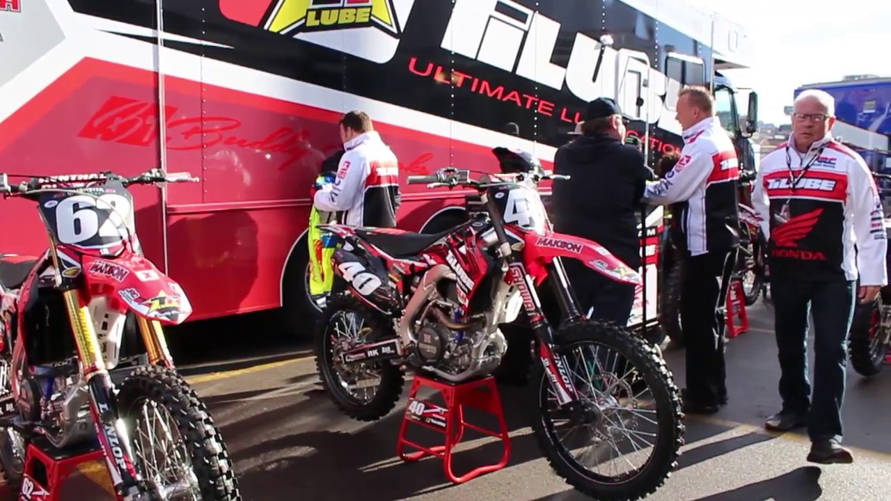 TiLUBE Honda Racing 2017 preview Minneapolis Supercross - YouTube