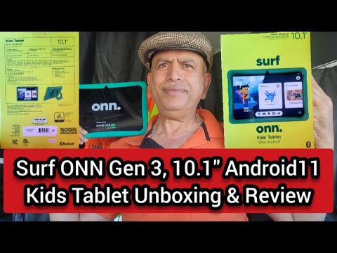 Walmart ONN Gen 3, 10.1" Android11 Kids Tablet Unboxing Safest Tablet ...
