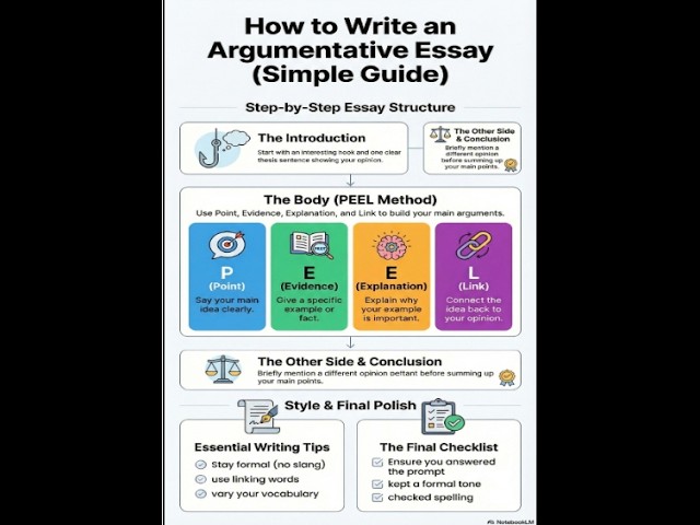 Steps Of Argumentative Writing