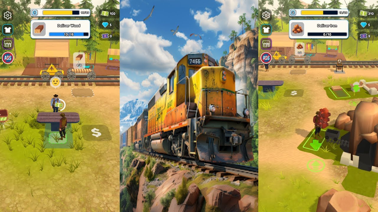 Cargo Train Station - Gameplay Mobile Game Walkthrough All Levels ...