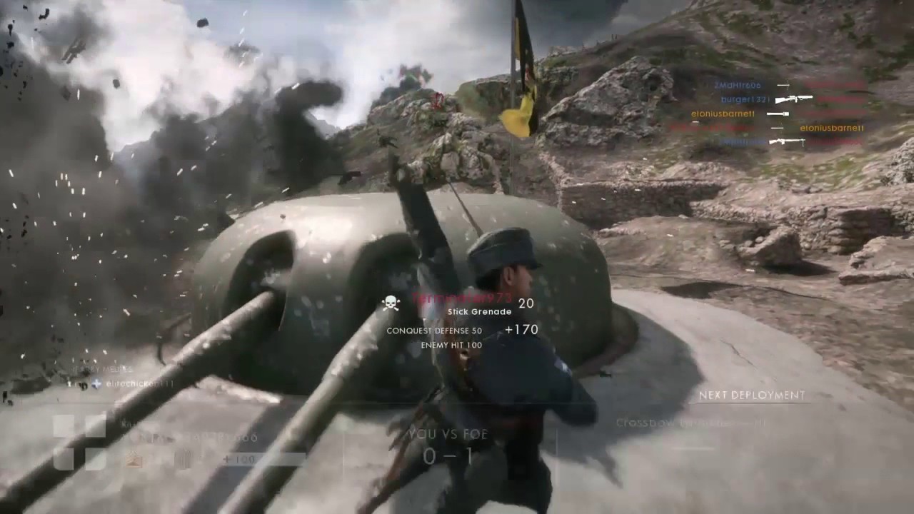 BF1 : Gewehr M.95 road to Elite codex | Iron sight sniper King - YouTube