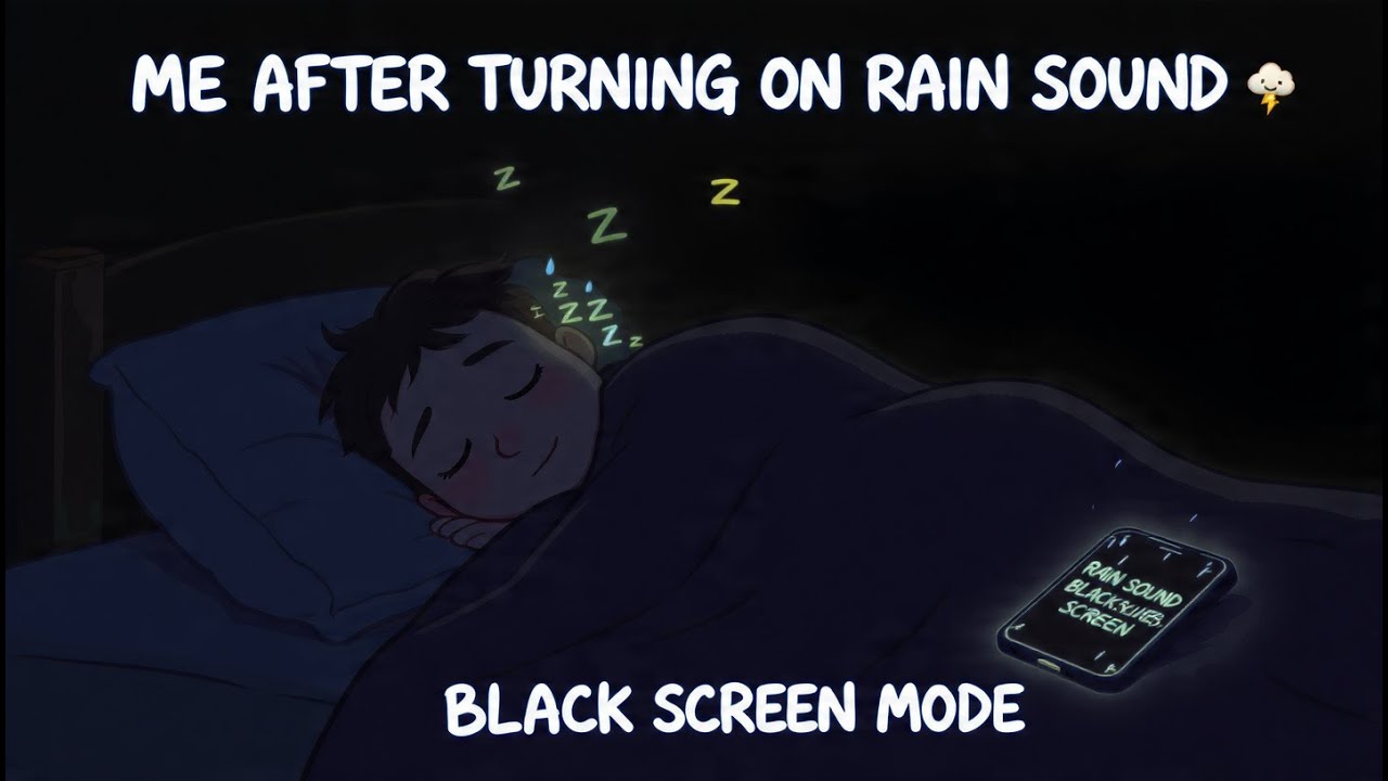 Binaural Thunder & Rain Sounds for Perfect Sleep (Hi-Res Audio, Black ...