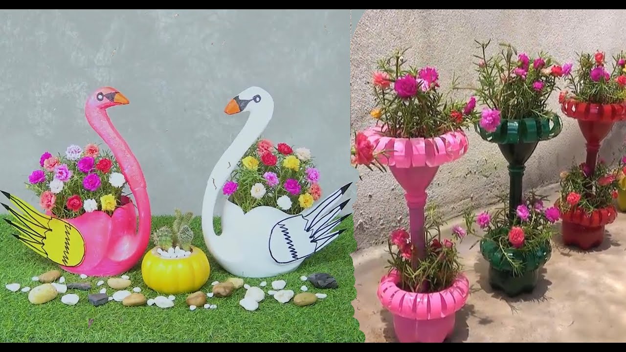 2 best ways to plant moss rose#1 #recycle plastic bottles#garden # ...