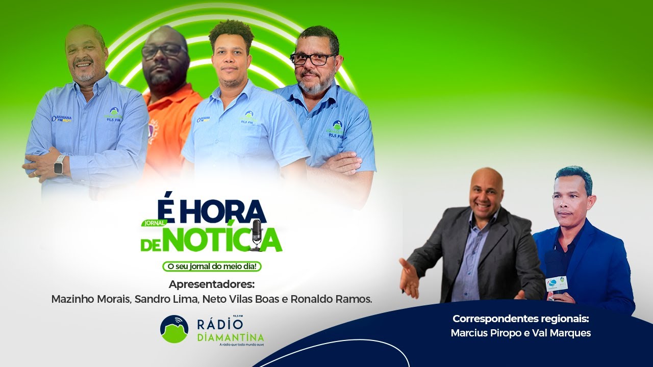 Jornal É Hora de Notícia (01/12) Com: Mazinho Morais, Neto Villas Boas ...