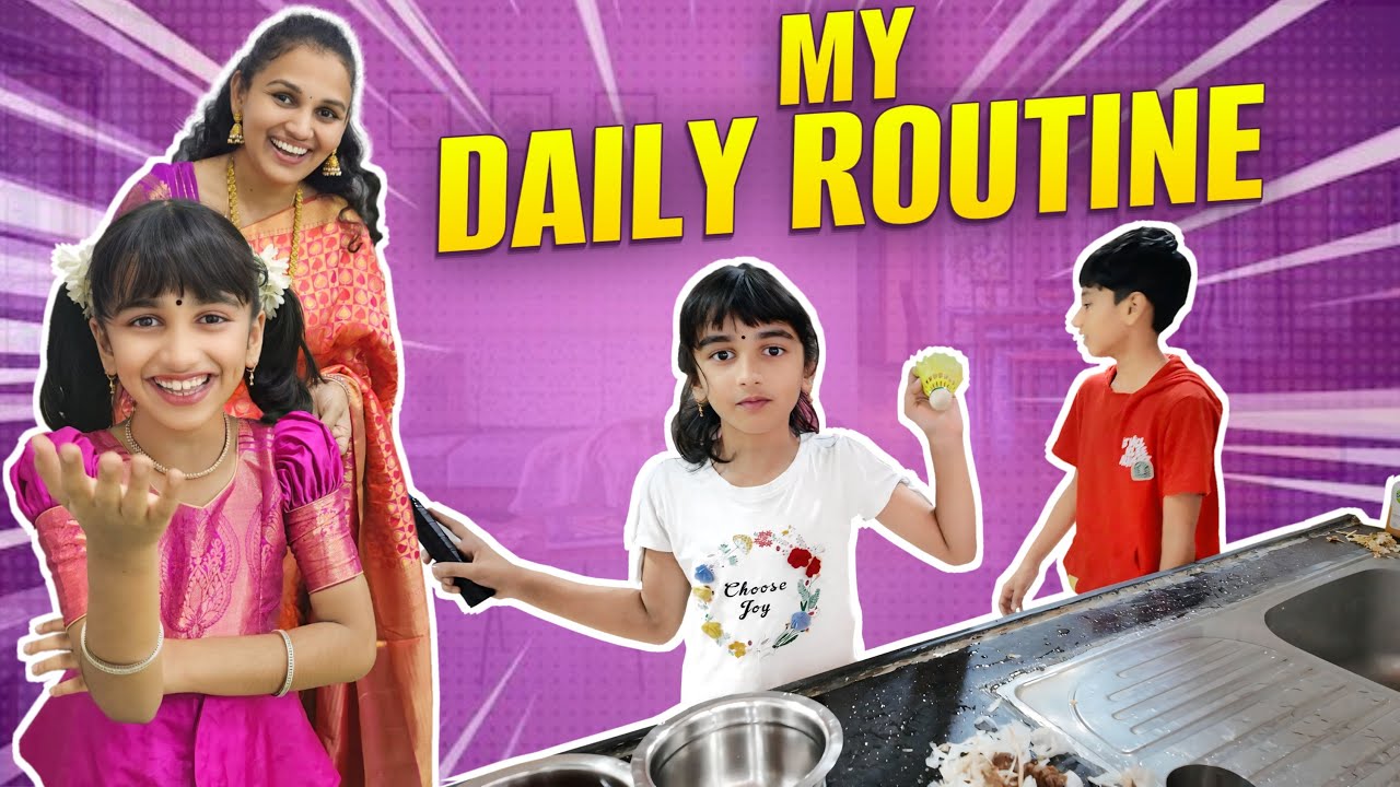 MY DAY ROUTINE || VLOG || v5familyshow @v5familyshow - YouTube