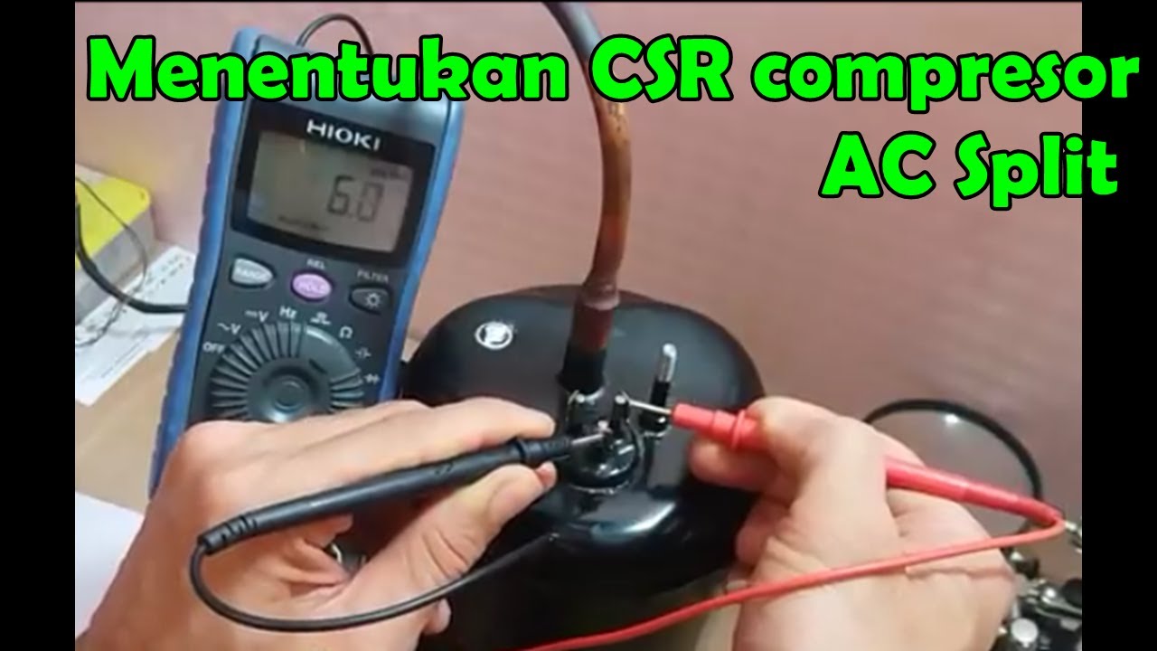 Menentukan Nilai CSR pada Kompresor - YouTube