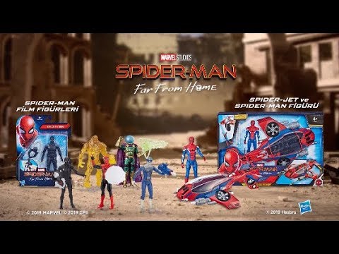 Spider-Man Film Figürleri ve Spider-Jet Reklam Filmi