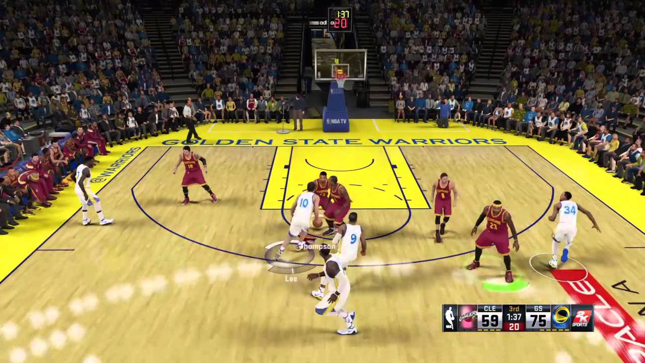 NBA 2K15-(Cleveland Cavaliers vs. Golden Gate Warriors) - YouTube