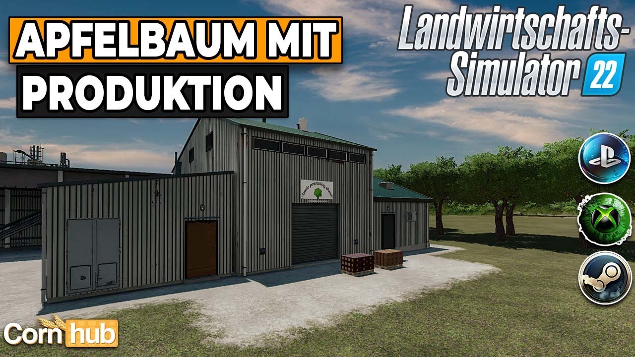 LS22 Mods - Apfelbaum mit Produktion - LS22 Modvorstellung - YouTube