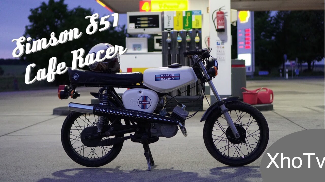 Simson S51 Cafe Racer Martini Racing - YouTube