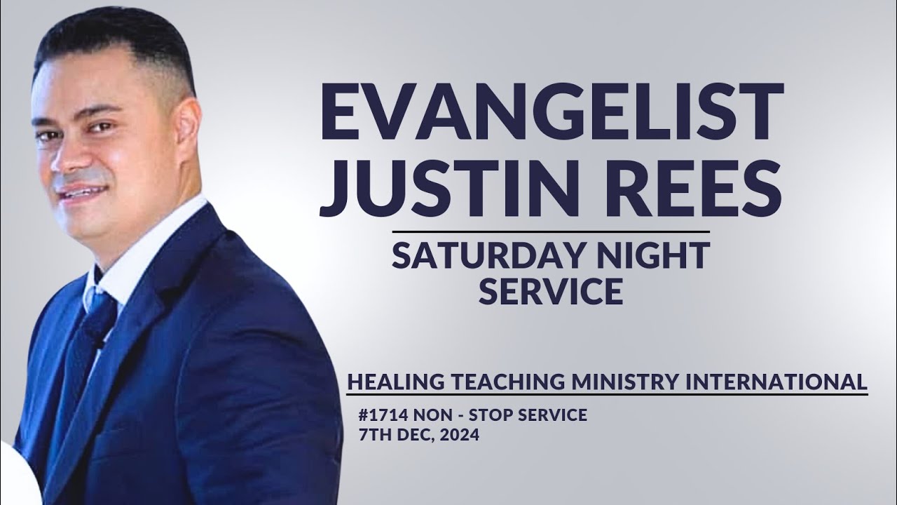 #1714 | SATURDAY NIGHT SERVICE | 07/12/24 | Evangelist Justin Rees ...
