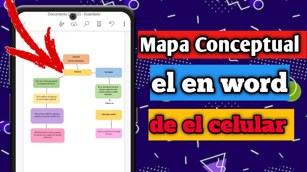 Cómo hacer un mapa conceptual en el Word del celular - YouTube