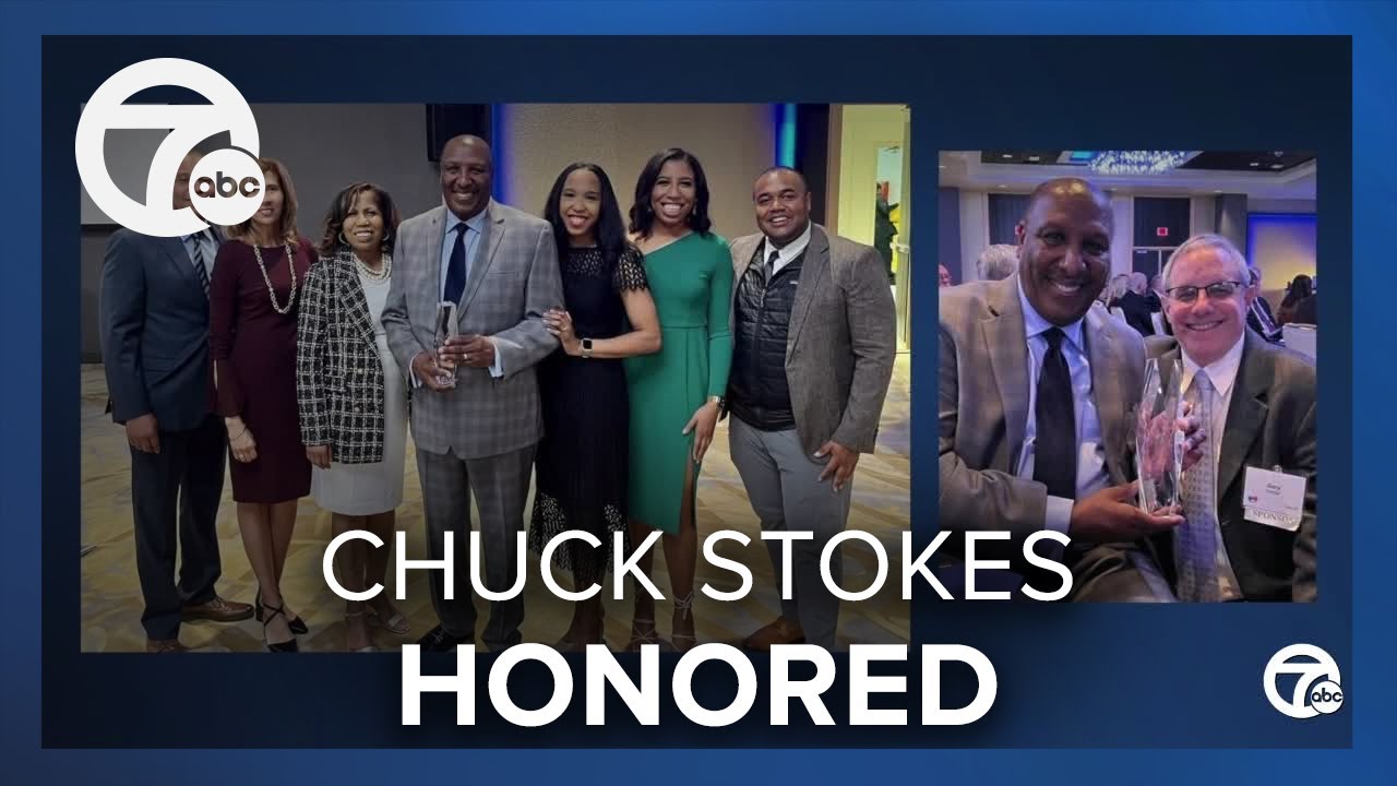 WXYZ's Chuck Stokes, prominent honorees receive philanthropy awards - YouTube