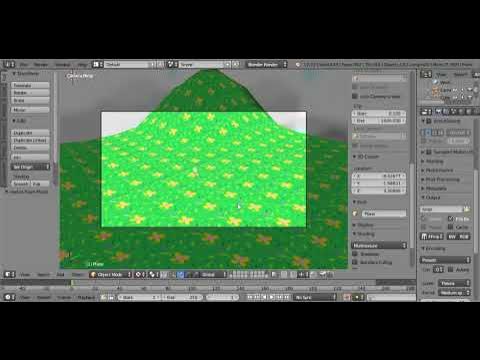 SImple N64-style scene made with Blender - YouTube