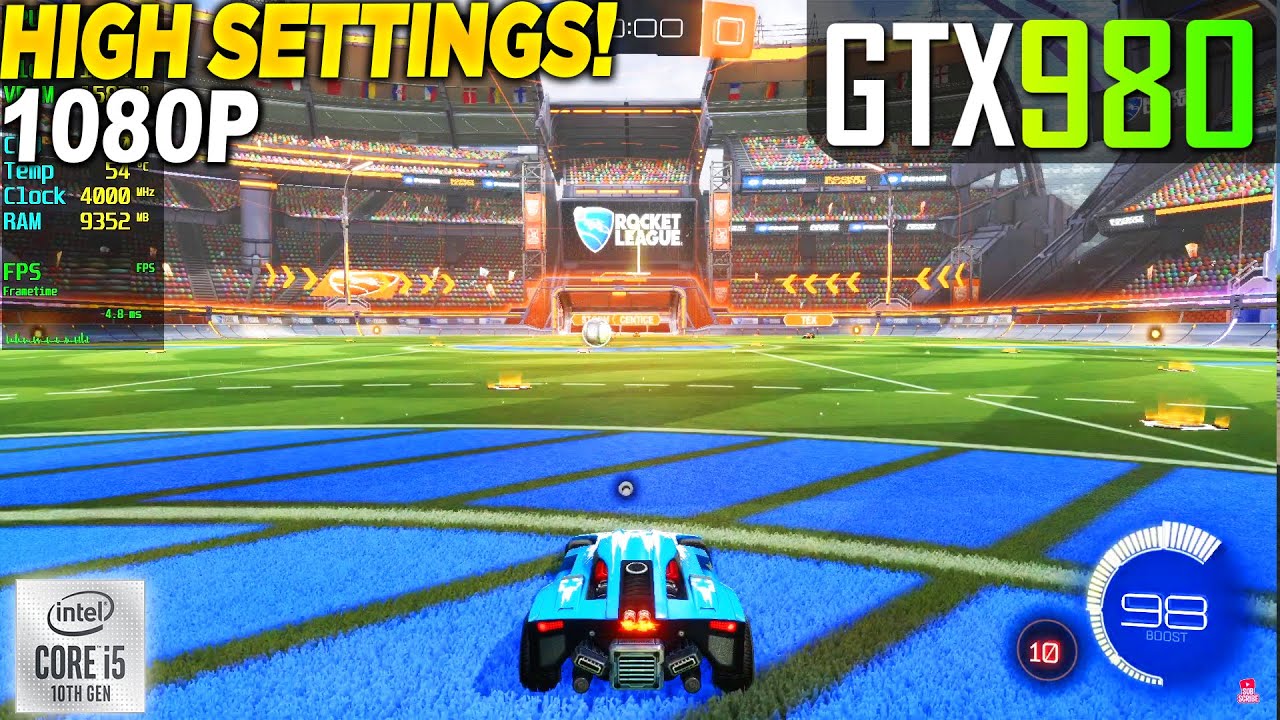 Rocket League GTX 980 - 1080p High, - YouTube