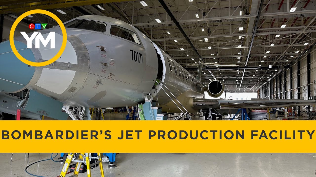 Inside Bombardier’s jet production facility | Your Morning - YouTube