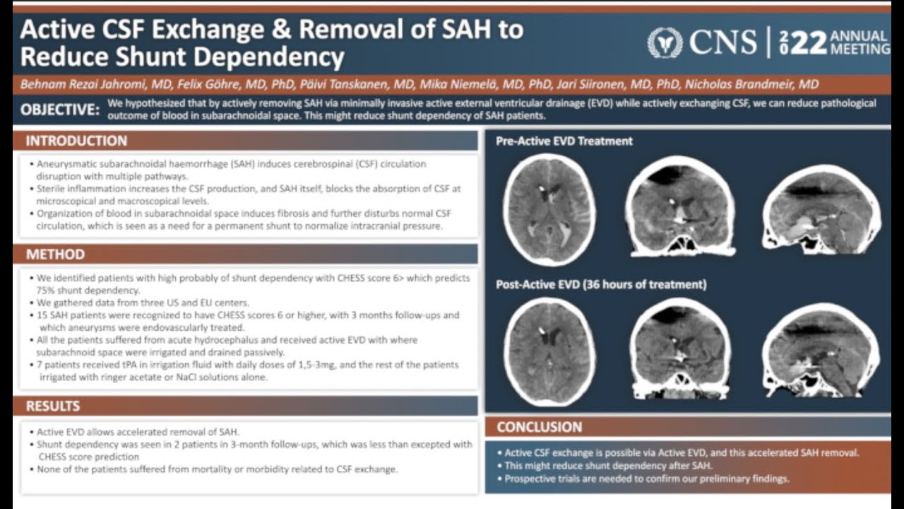 Behnam Rezai Jahromi, MD Presents Clinical Poster at CNS 2022 (Active ...