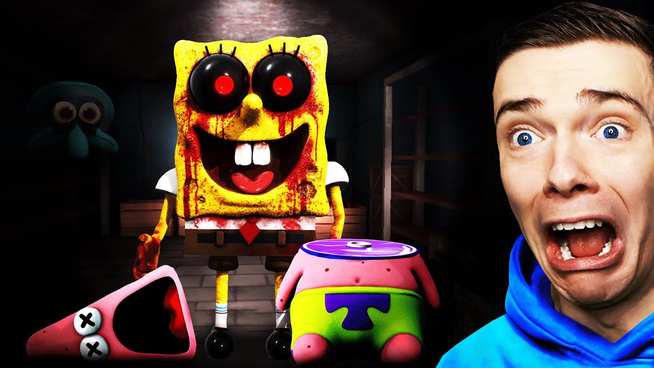 Playing SCARIEST SPONGEBOB GAME EVER - YouTube