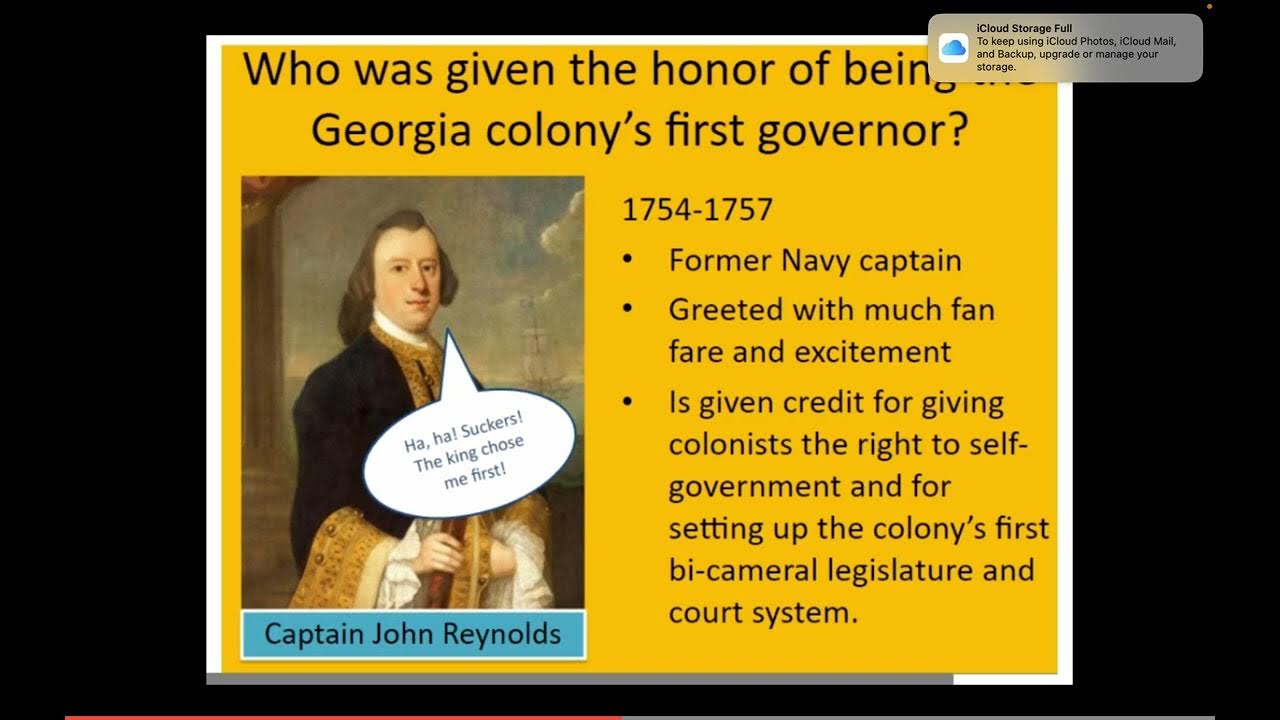 SS8H2- Georgia Royal Colony - YouTube