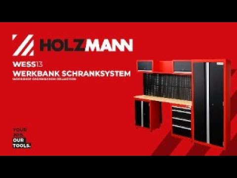 HOLZMANN WESS13 - Werkbank Schranksystem / workshop organisation collection (OFFICIAL HOLZMANN ...