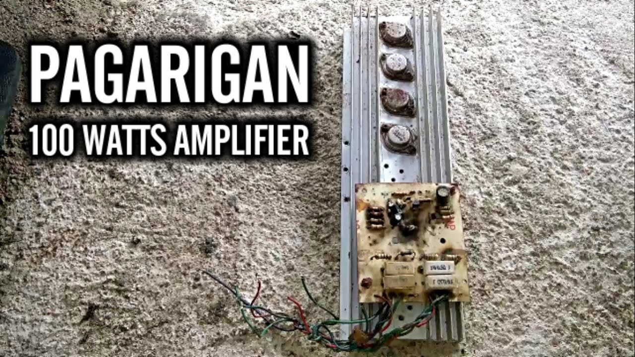 GAWIN mo ito sa sirang AMPLIFIER mo para ma trace ang mga sirang pyesa ...
