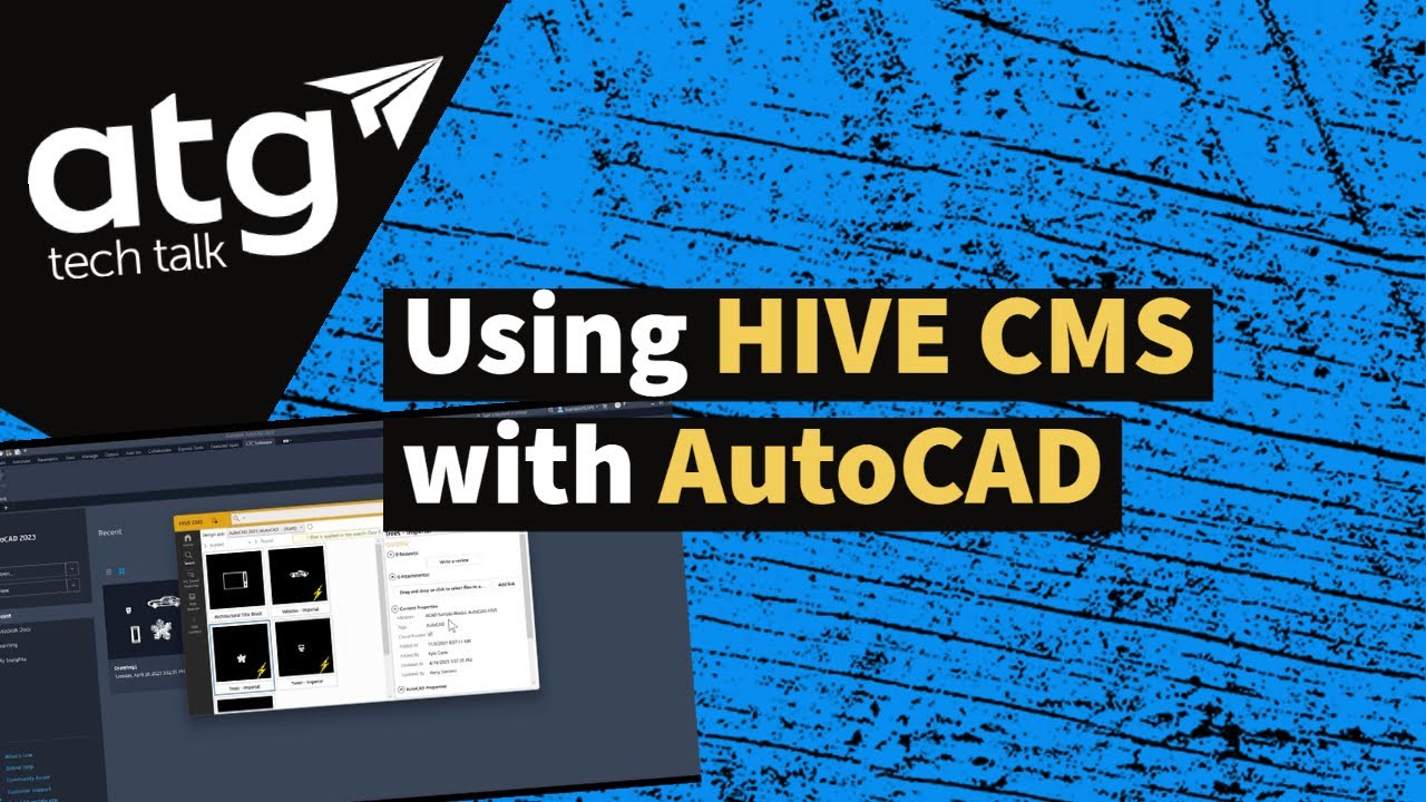 Using HIVE CMS with AutoCAD - YouTube