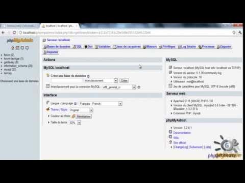 1-Crée une base de donnée [PHP/MYSQL DARIJA] - YouTube