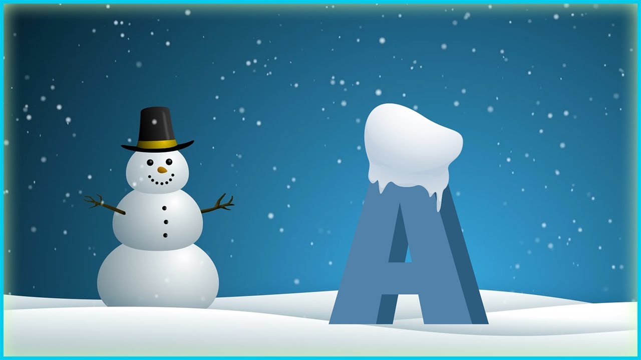 ABC Winter Song Fun in the Snow Nursery Rhymes & Kids Songs I Baby ...