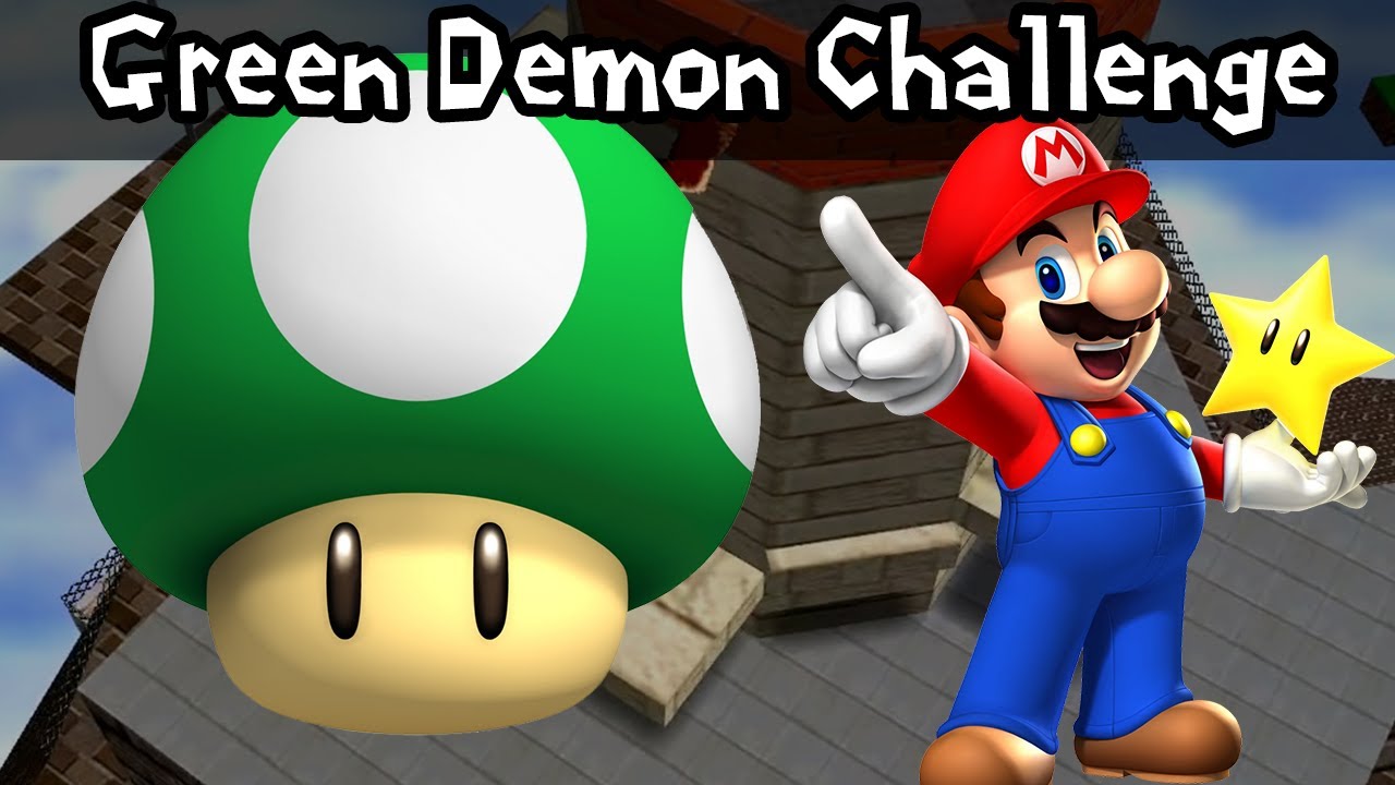 Super Mario 64: Green Demon Challenge - Whomp's Fortress - YouTube
